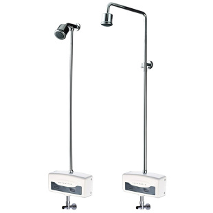 明装挂墙式全自动红外线感应澡堂浴室防雾节水淋浴花洒套装GY1009-阿里巴巴