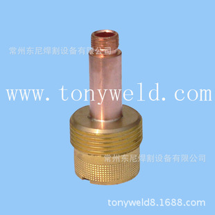 厂价批发TIG氩弧焊配件带网连接体导流体氩弧45V63紫铜4.0大网-阿里巴巴