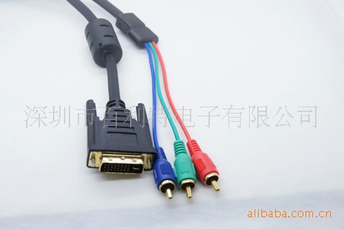 VGA TO 3RG连接线 色差线 - 数码批发网