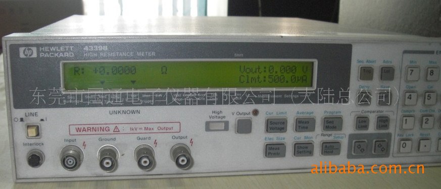 Agilent 4339B|HP-4339B 毫欧表|高阻计|高阻测试仪-阿里巴巴