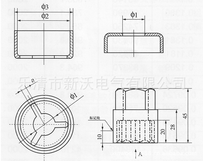 供应电力金具 防盗帽FX-1 FX-2 FX-3 FX-4-阿里巴巴
