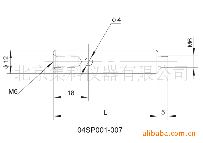 供应各种规格接杆 04SP系列 安置各种器件 0-300mm-阿里巴巴