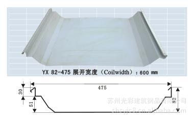 专业供应YX82-475角驰Ⅱ 360度咬合屋面板彩钢瓦 - 建材批发网