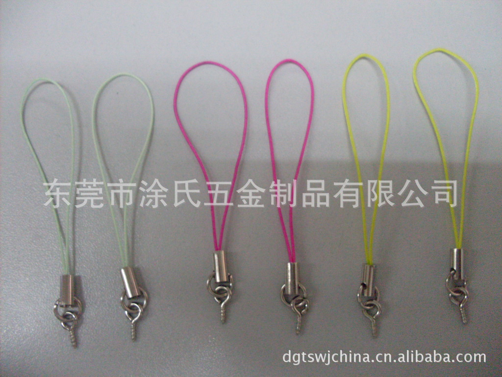 供应手机绳挂链条、手机绳扣羊眼、编织绳、金色手机饰品-阿里巴巴