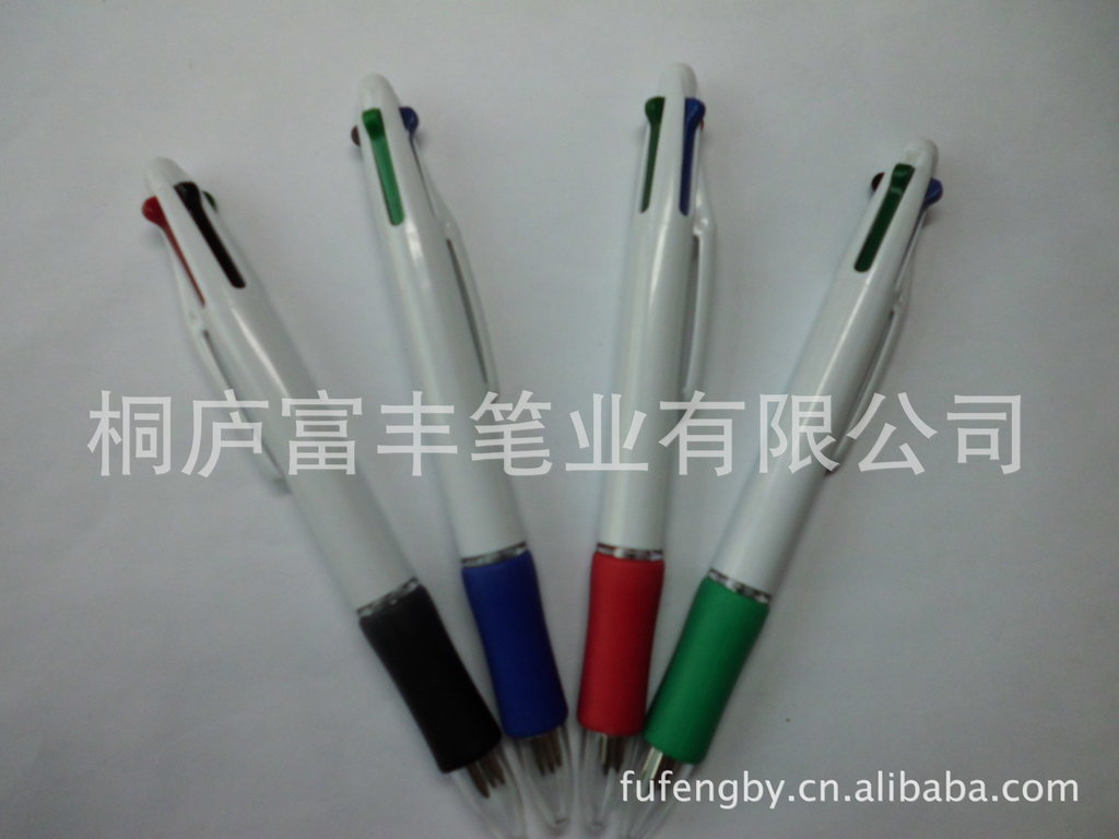 厂家直销ff-059四色笔/多色笔/4色圆珠笔+荧光笔组合多功能-阿里巴巴