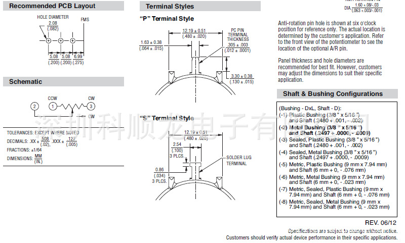 MEXICO BOURNS 3590S-2-502L 3590S-5K 精密电位器 进口全新原装-阿里巴巴