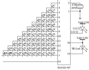 DL6122-1T万能摇控器发射IC,符合NEC编码,6122芯片-阿里巴巴