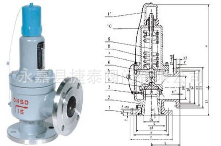 专业生产A42Y-40安全阀 A42Y全启式安全阀 不锈钢安全阀-阿里巴巴