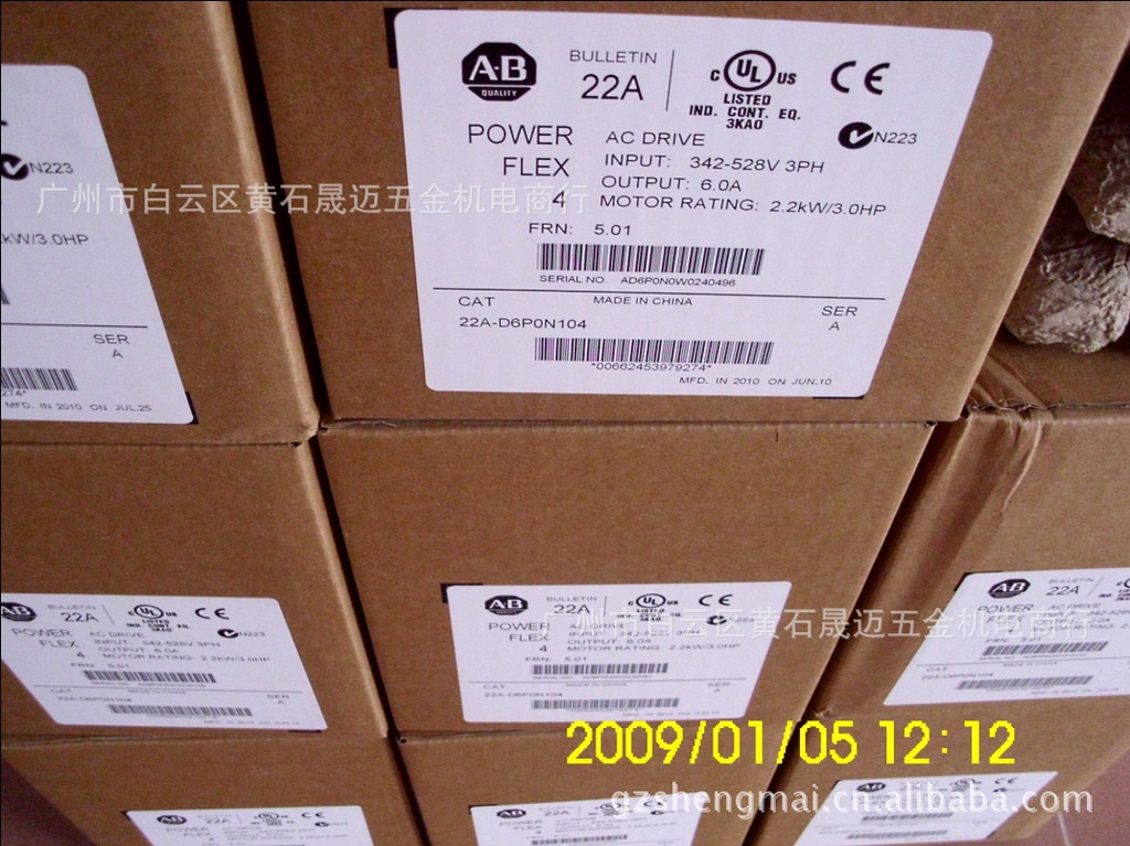 现货供应罗克韦尔AB变频器22A-D6P0N104 2.2KW/3HP-阿里巴巴