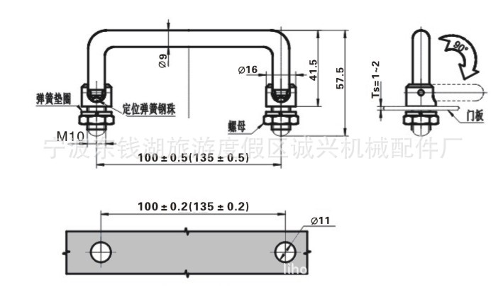 LS506-S100电柜箱不锈钢拉手机箱机柜配电箱拉手电信箱机械柜拉手-阿里巴巴