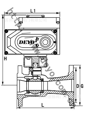 电动法兰高温球阀 电动调节法兰球阀 电动法兰切断阀Q941F-16 - 阀批发网