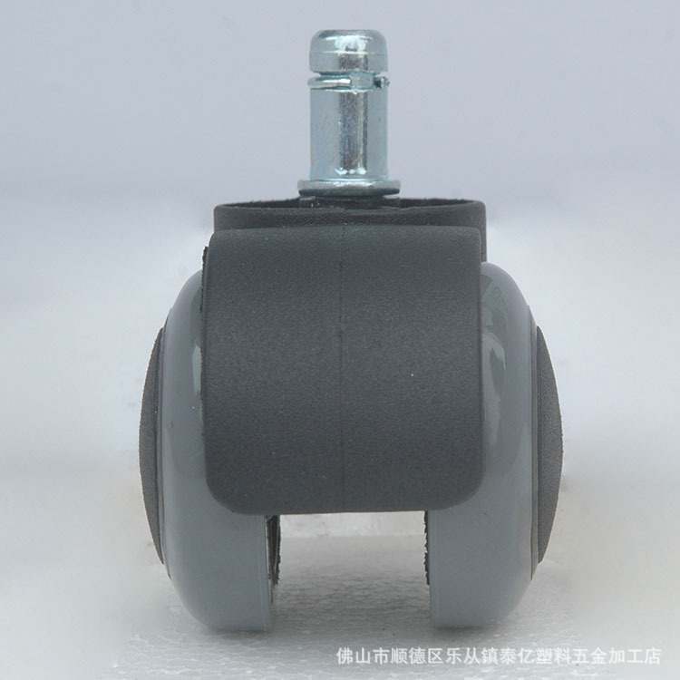 万向轮 脚轮厂家直销 办公椅卡环轮 2寸家具脚轮2寸 灰色pu万向轮 阿里巴巴 9862