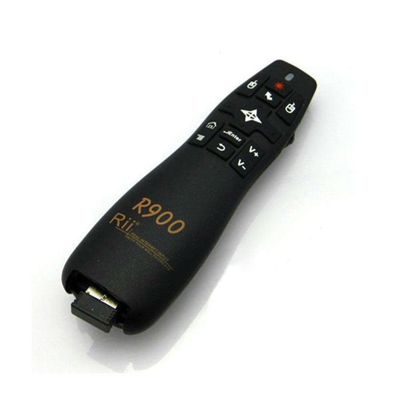 Rii 无线飞鼠PPT翻页笔 air mouse R900 六轴陀螺仪 红激光-阿里巴巴