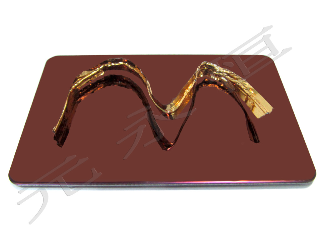 304朱红色彩色镜面不锈钢板、电梯装饰板、酒店大堂、KTV装修装潢 - 建材批发网