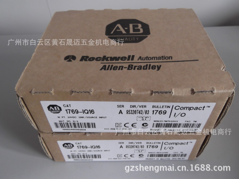 广州现货全新原装美国AB罗克韦尔模拟量输入模块1769-IQ16-阿里巴巴