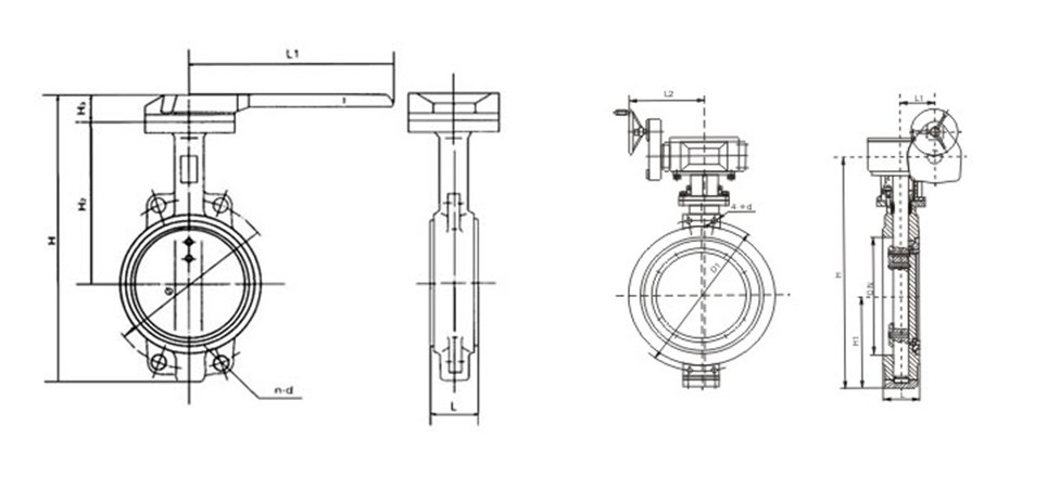 厂家直销 不锈钢对夹蝶阀 D371X-10P 软密封 中线手柄蝶阀/304-阿里巴巴
