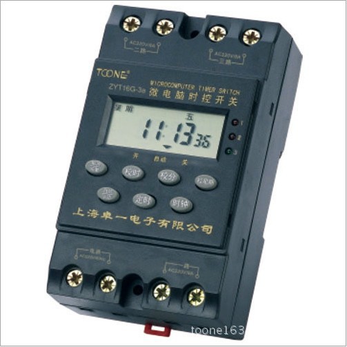 上海卓一电子TOONE 微电脑时控开关 ZYT16G(广州市云仓)-阿里巴巴