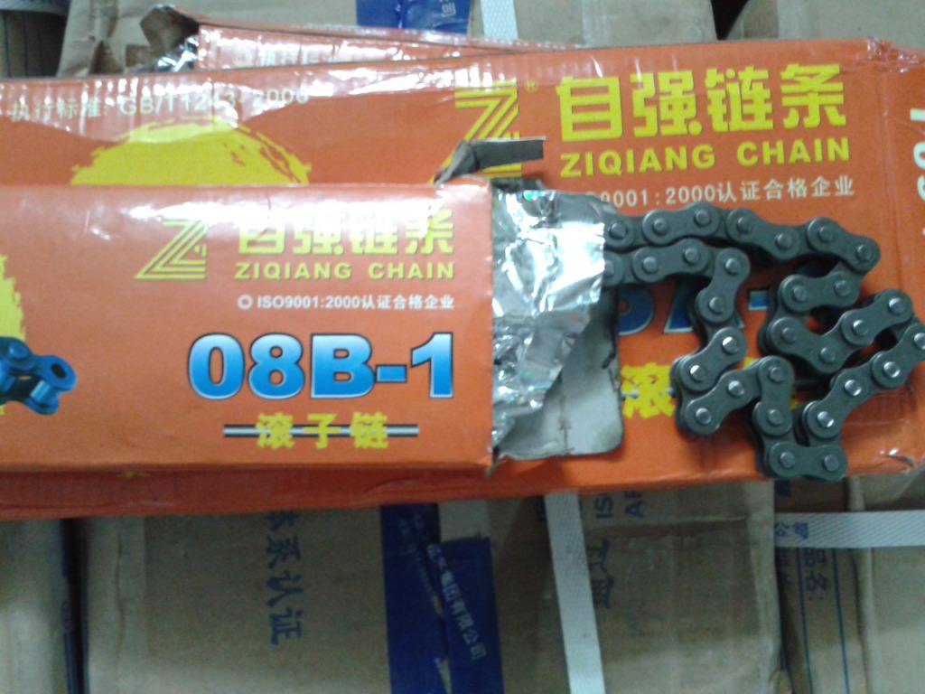 厂家供应自强链条 12A-1*80L传动用短节距滚子链 工业机械链条-阿里巴巴