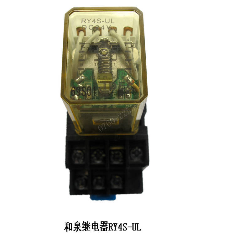 IDEC和泉 RY4S-UL-DC24V 继电器ry4s-uldC24v 带灯14脚AC220V5A-阿里巴巴