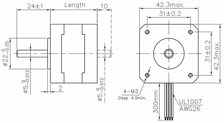 SUNCOR MOTOR SC42STH47-1684AF STEPPER MOTOR-阿里巴巴