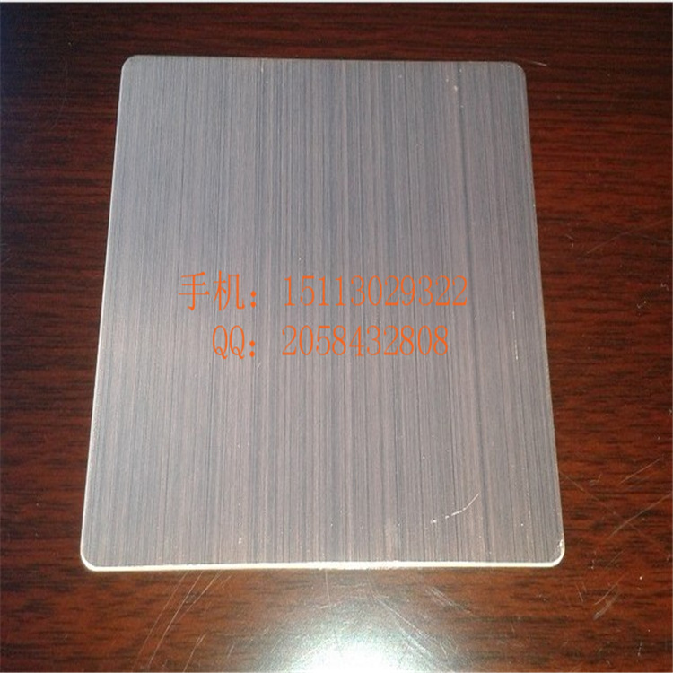 玫瑰金不锈钢拉丝板 拉丝不锈钢装饰板 201不锈钢拉丝板价格 - 建材批发网