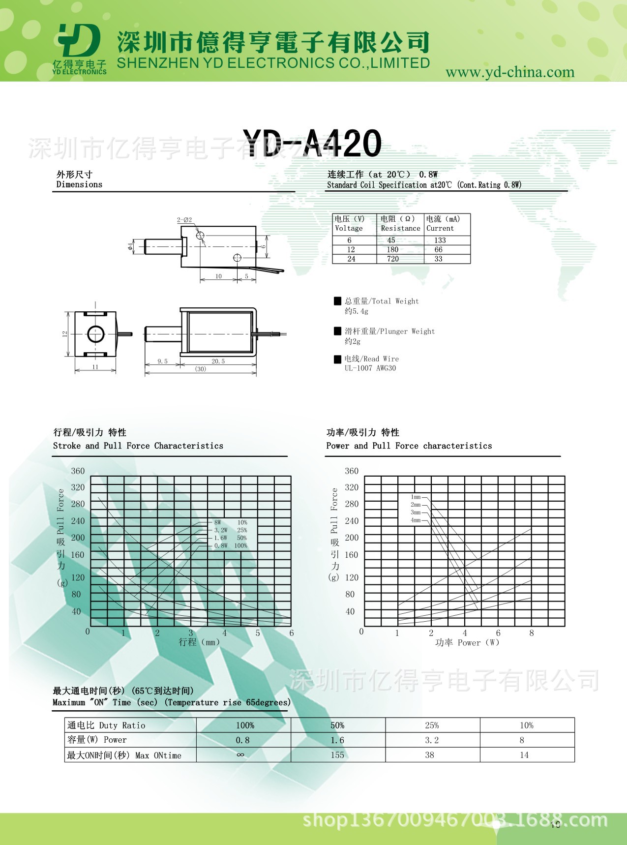 深圳专业制作玩具礼品盒YD-A420电磁铁电磁阀螺线管solenoid厂家-阿里巴巴