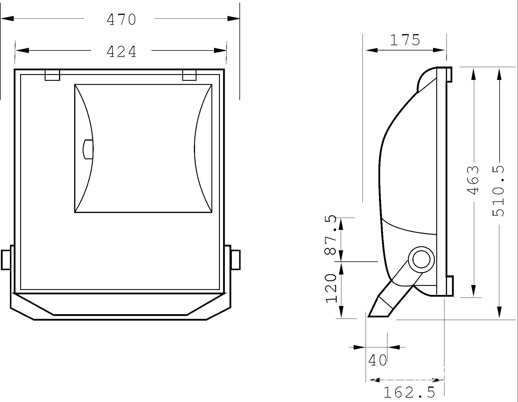 飞利浦泛光灯RVP350/SON-T400W/250W投光灯-阿里巴巴