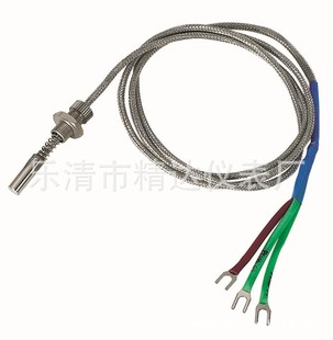 端面热电阻 热电偶WZPM-201 薄膜传感器 三芯高温屏蔽线-阿里巴巴