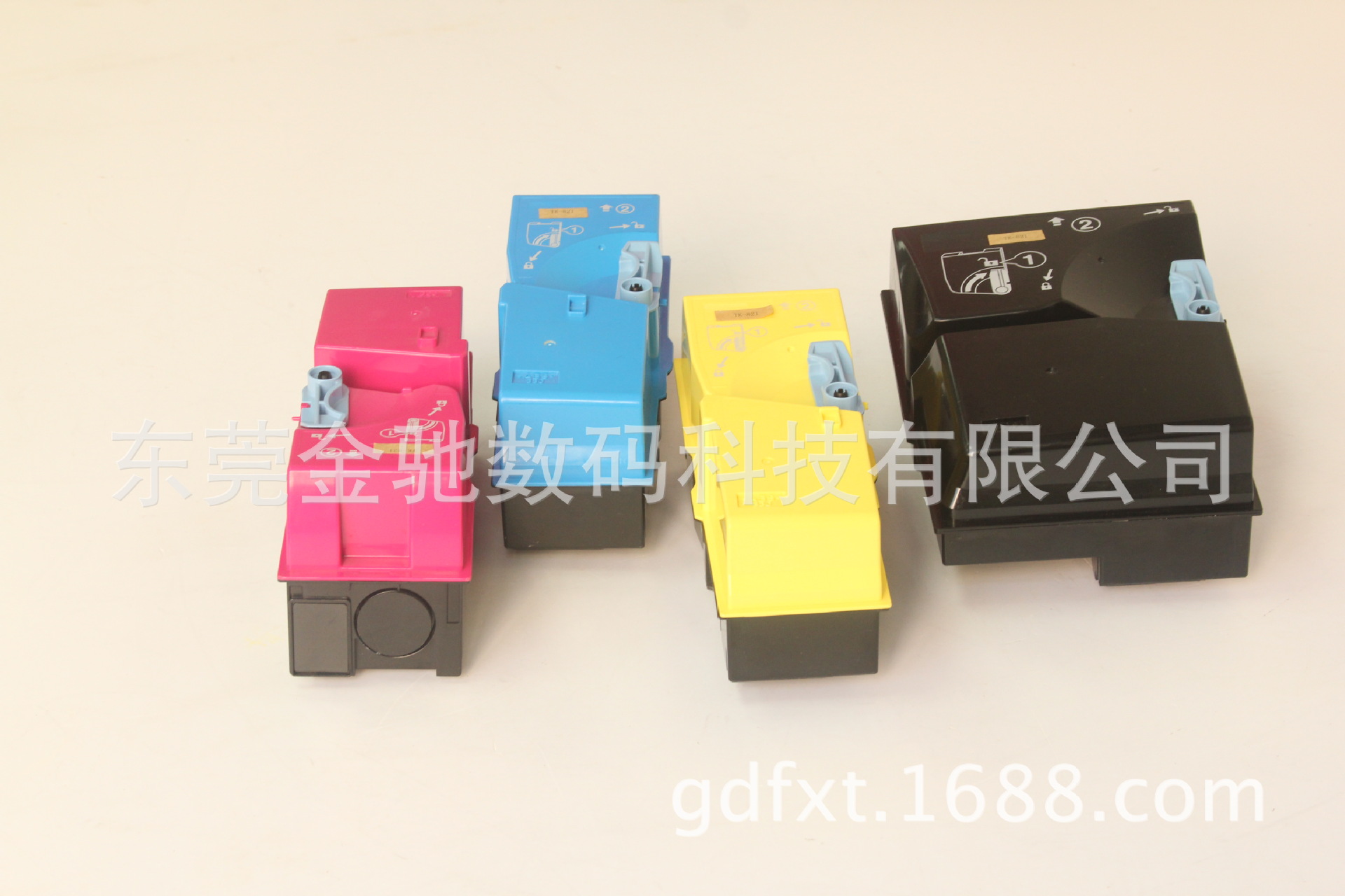 彩色粉盒TK-820/821/825/826/827/828再生彩色粉盒 硒鼓 彩粉 - 办公批发网