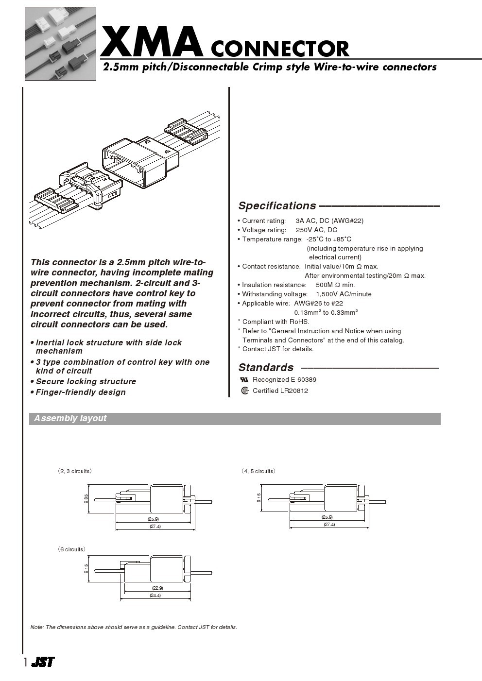 【JST/压着端子】XMS-06V(N)-阿里巴巴