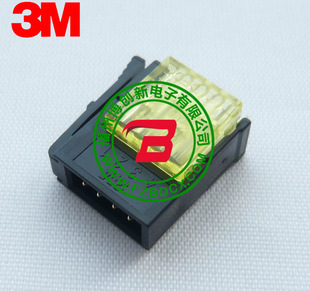 原装3M连接器3M 37104-3122-000FL传感器连接器3M接插件 4芯 黄色-阿里巴巴