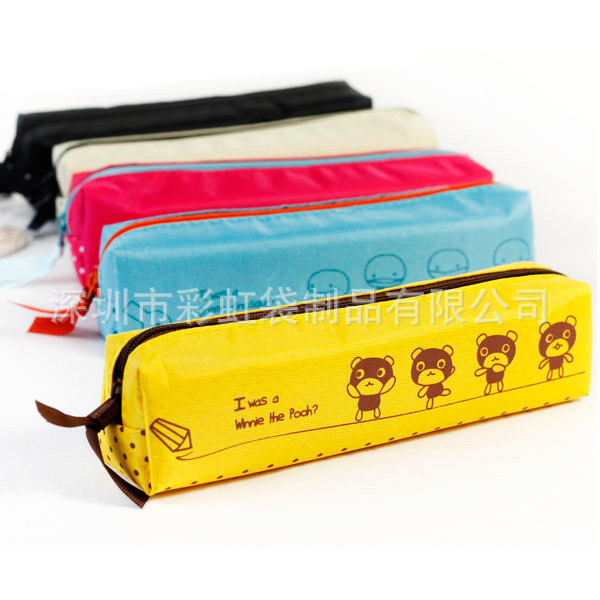 厂家生产PU皮革笔袋 定制透明PVC铅笔袋 供应帆布文具袋 - 办公批发网
