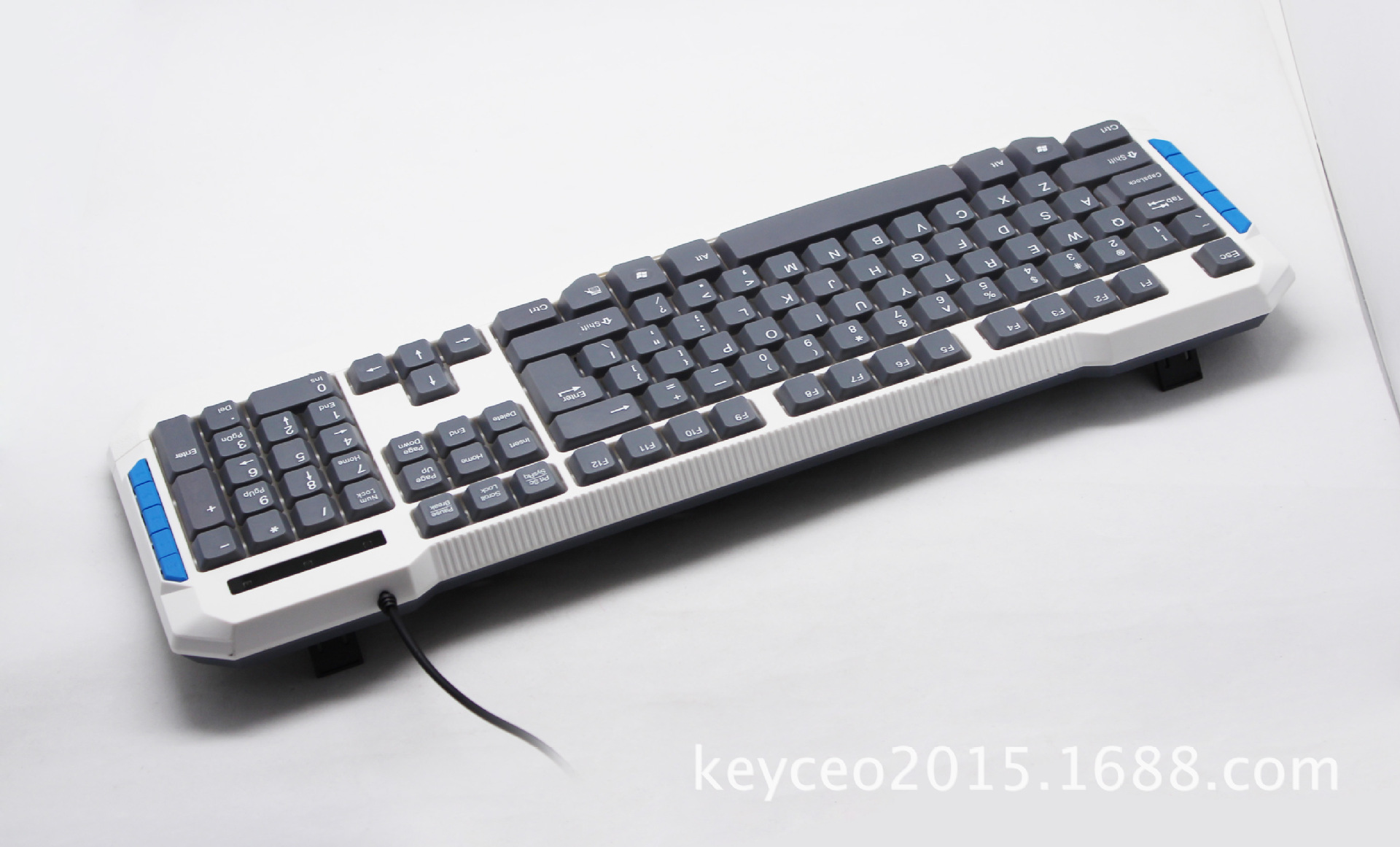 键上飞K220M红色键盘 多媒体游戏键盘 办公家用商务USB有线键盘-阿里巴巴