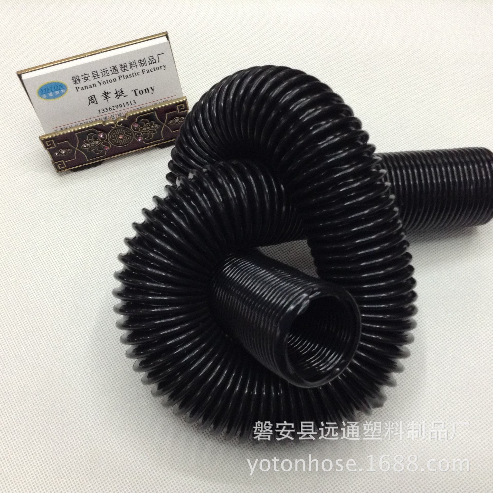 厂家供应外径45毫米抗静电弹性伸缩黑色pvc钢丝弹簧管-阿里巴巴
