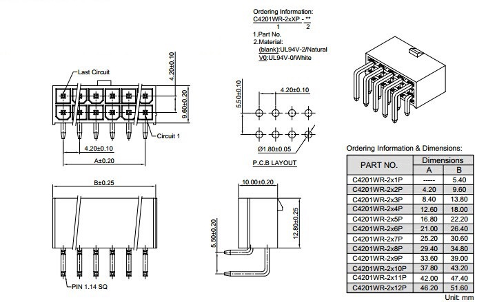 5557-2*4AW弯针连接器(线对板,线对线)C4201WR-2*4P-阿里巴巴