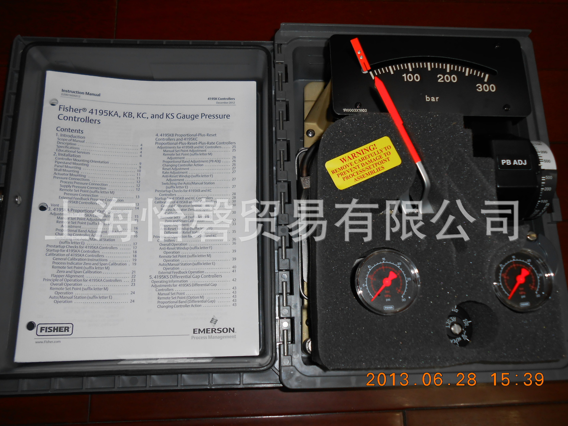 费希尔Fisher 4195 压力控制器 - Fisher定位器和附件 - 上海怡磬贸易有限公司