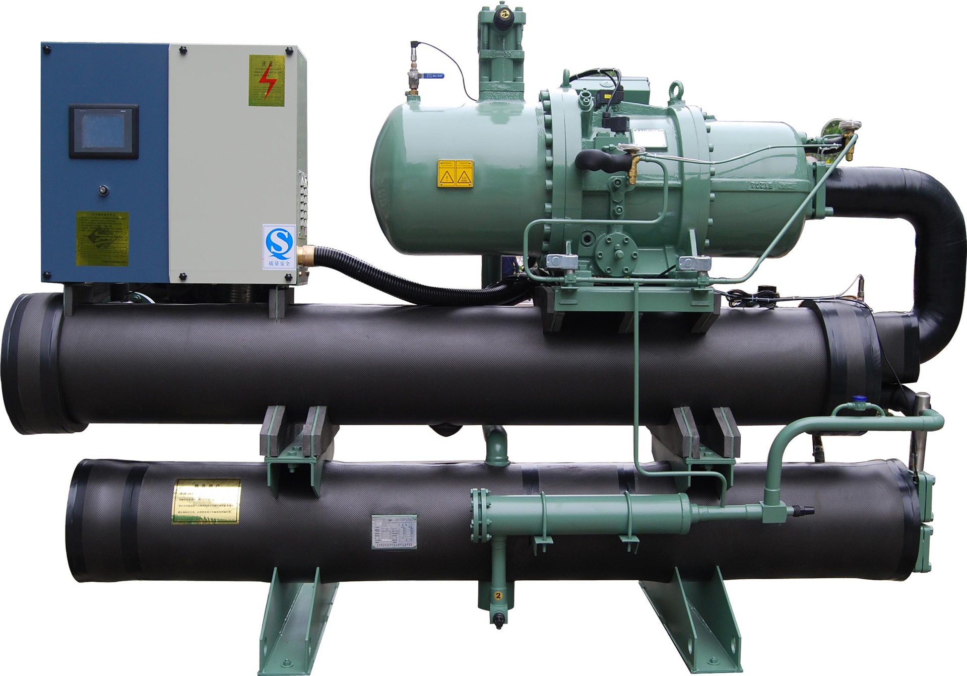 60HP水冷式螺杆冷水机组、螺杆式冷冻机、工业制冷设备广东厂供-阿里巴巴