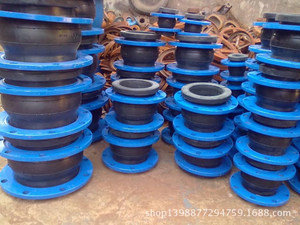 可挠曲橡胶软接头 法兰管道减震器 JGD41-10 DN400 厂家直销 - 阀批发网