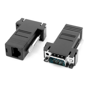 装配完整DB9 Pin公转RJ45母头 8P8C公转接头DB9 M to RJ45 8P8C-阿里巴巴