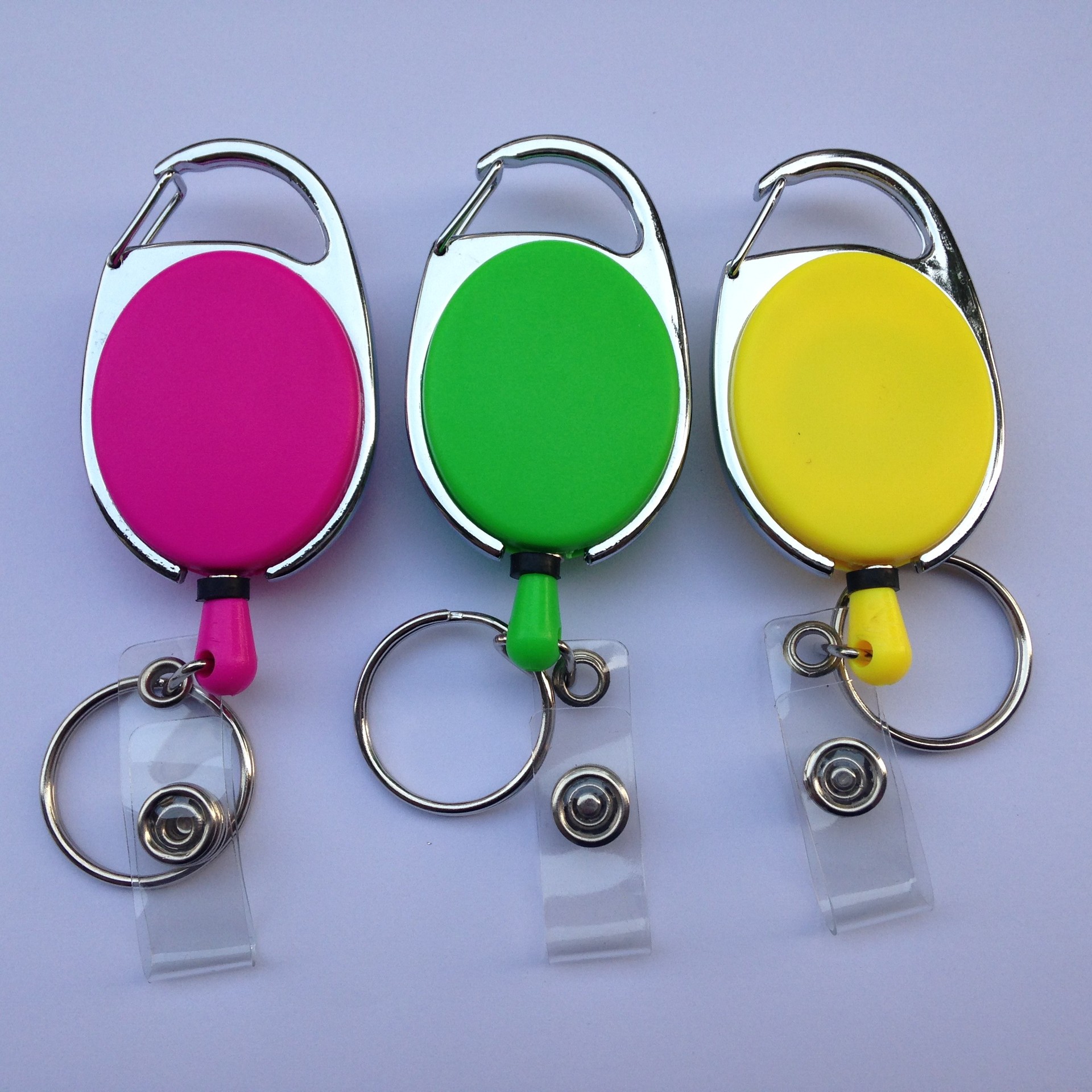 亚马逊AMAZON跨境热销金属伸缩扣伸缩钥匙扣证件扣易拉扣易拉得-阿里巴巴