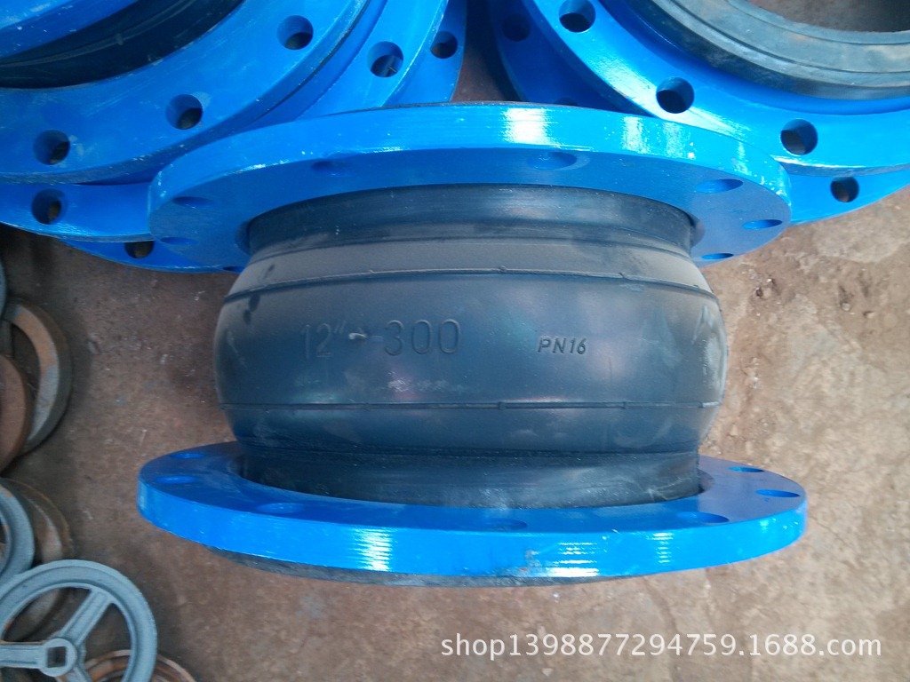 可挠曲橡胶软接头 法兰管道减震器 JGD41-16 DN300 厂家直销 - 阀批发网