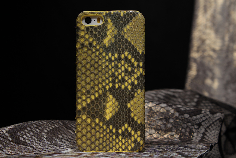 i-idea Handmade Luxury Genuine Real Python Snake Back Skin Leather Cas ...