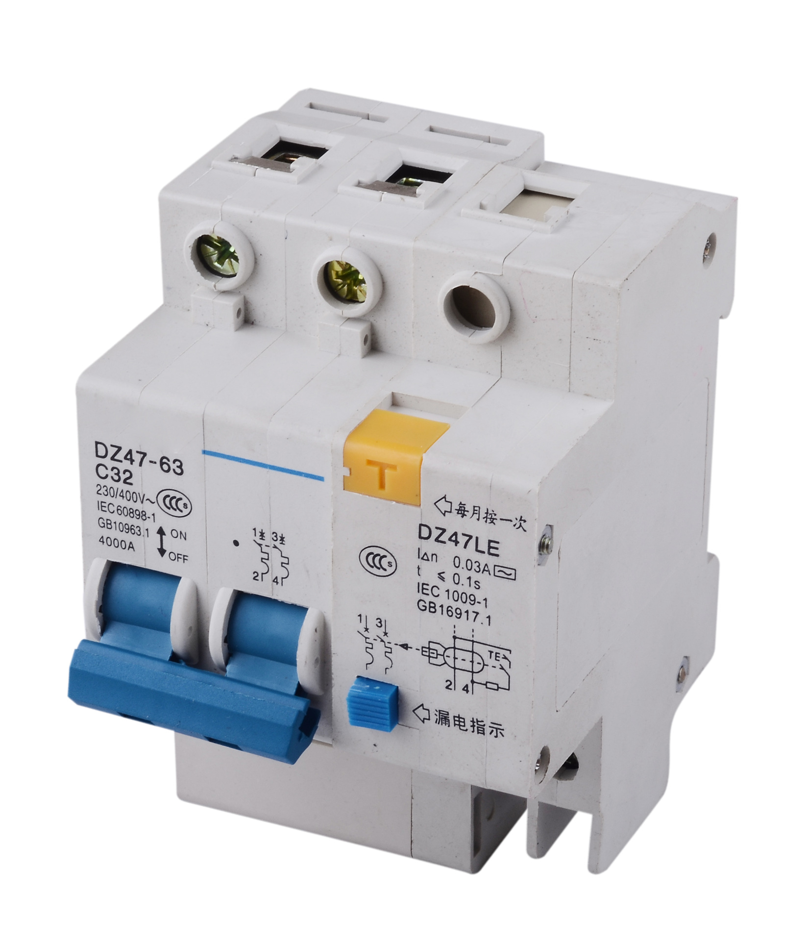 DZ47-63C16小型断路器1-3P漏电空气开关10-40A家用微型保护断路器-阿里巴巴