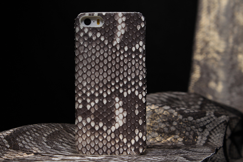 i-idea Handmade Luxury Genuine Real Python Snake Back Skin Leather Cas ...