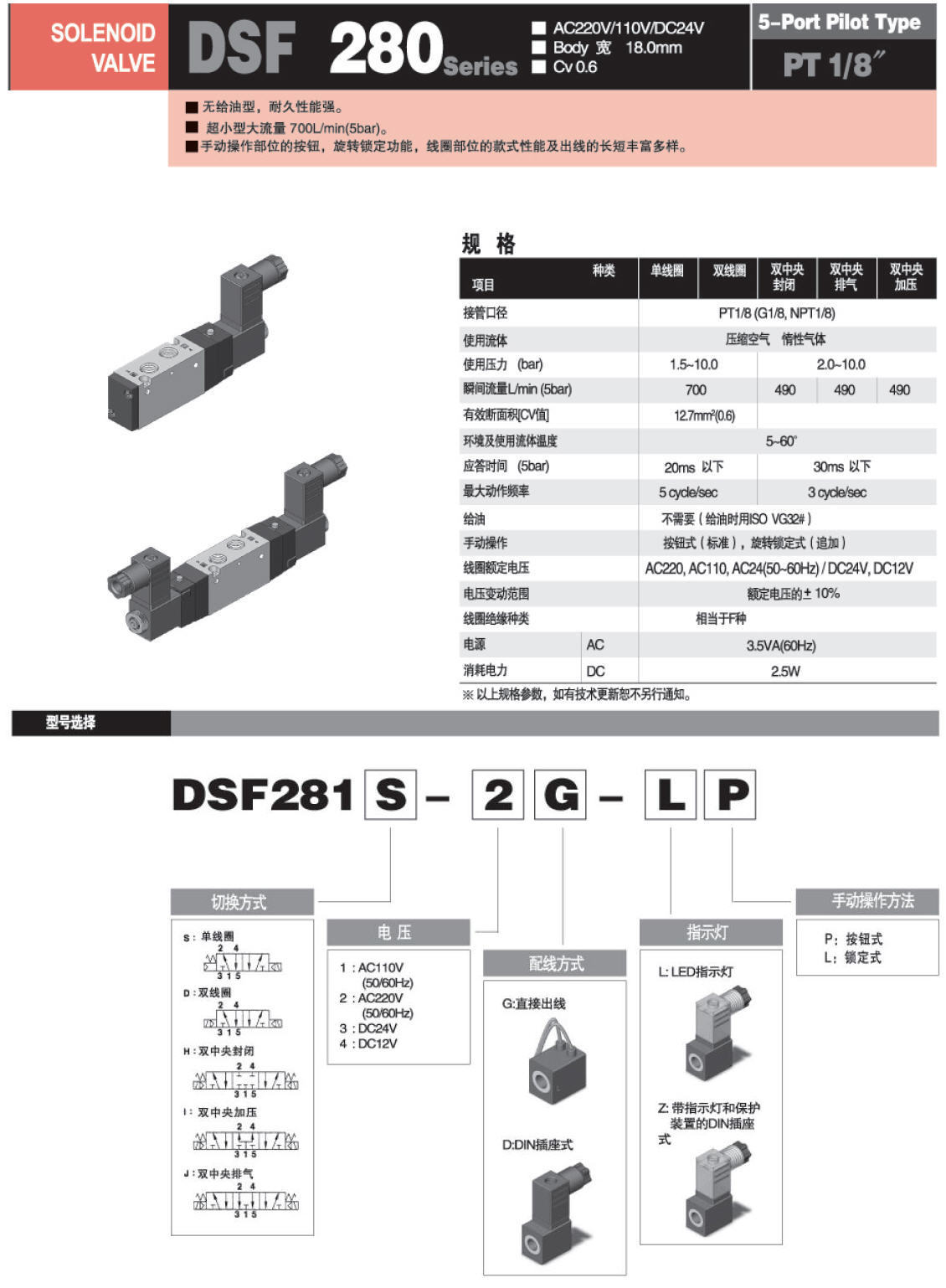 1年质保韩国DKC气动元件先导式DSF281S电磁阀 DKC指定代理商-阿里巴巴