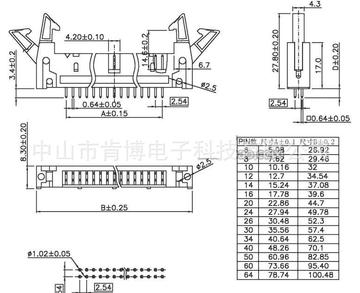 台湾正凌/nextron DC2-10P-64P 直脚 卡扣牛角座-阿里巴巴