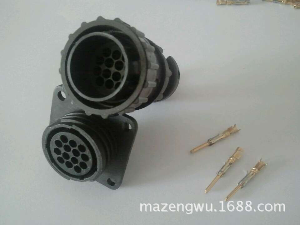 TE AMP泰科安普 14针206044-1 43-1连接器 沙福焊机插头RX-NP14-阿里巴巴