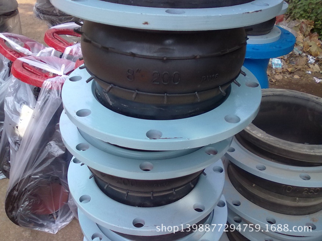 可挠曲橡胶软接头 管道减震器 JGD41-10 DN200 工厂直销-阿里巴巴