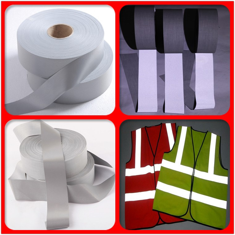 厂家现货 高亮TC反光布反光条 服装反光带5CM 欧标银灰色反光面料-阿里巴巴