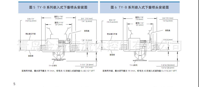 k115喷头配管表,k115喷头安装图集,k115快速响应喷头_大山谷图库